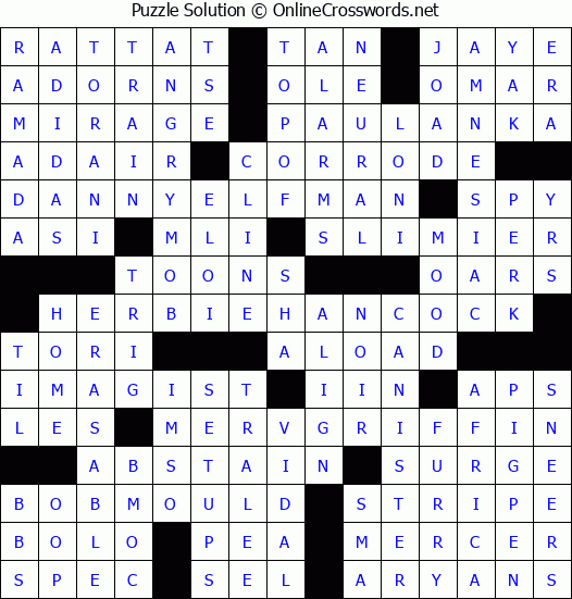 Free Online Crossword Puzzles Solutions free-online-crossword-puzzles-solutions